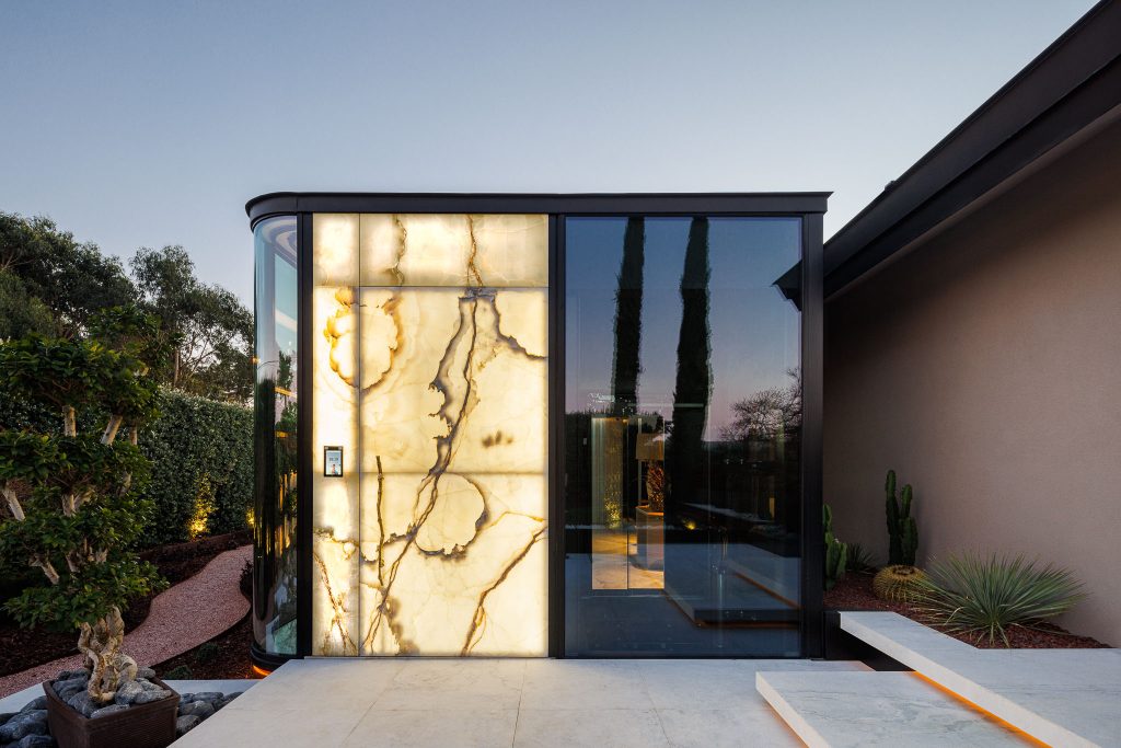 Marble-Inspired Doors